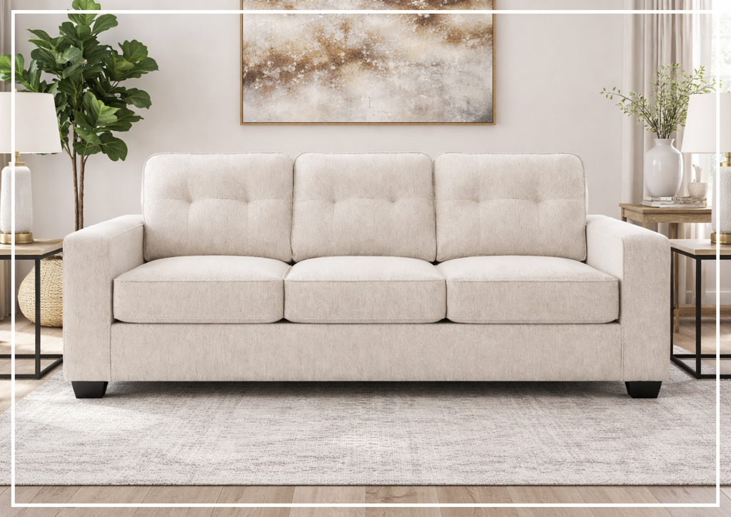 Gio Italia Lorrine Queen Sofa Sleeper | Fabric 3-Seater – JenniHome